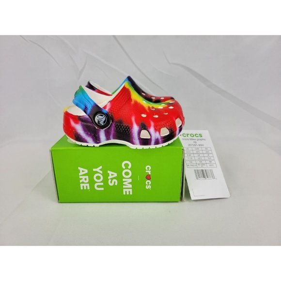 CROCS | Shoes | Crocs Littles Graphic Multi Clog Shoes Toddler Boy Girl ...